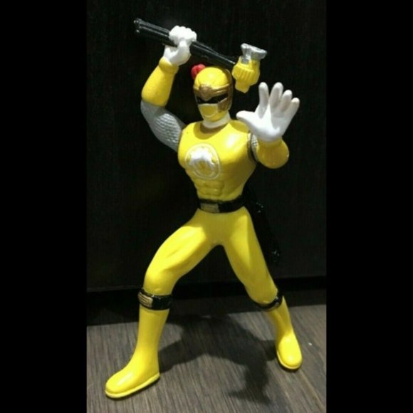 Bandai Namco | Toys | Power Rangers Ninja Storm Yellow Ranger Figurine ...